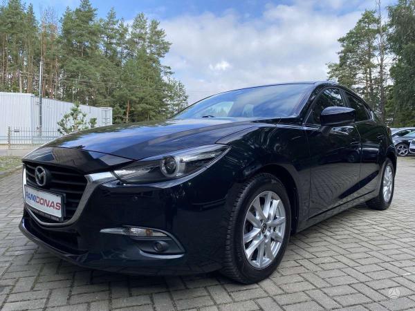 Black Mazda 3 2018 in Jonava, with an engine capacity of 2.19 L and mileage of 195 thousand km for 6300 €, photo 1 on AUTOMOTO.COM.LV