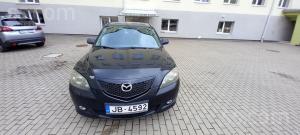 Melns Mazda 3 2005 Rīga, ar dzinēja tilpumu 1.90 L un nobraukumu 330 tūkst. km par 400 €, foto  vietnē AUTOMOTO.COM.LV