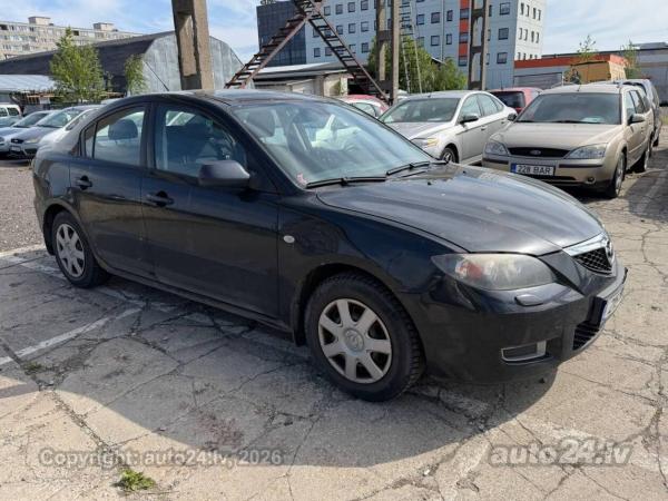Melns Mazda 3 2007 Tallina, ar dzinēja tilpumu 1.60 L un nobraukumu 177 tūkst. km par 499 €, foto 1 vietnē AUTOMOTO.COM.LV