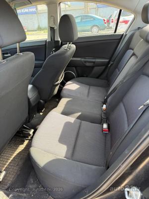Black Mazda 3 2007 in Tallinn, with an engine capacity of 1.60 L and mileage of 177 thousand km for 499 €, photo 8 on AUTOMOTO.COM.LV