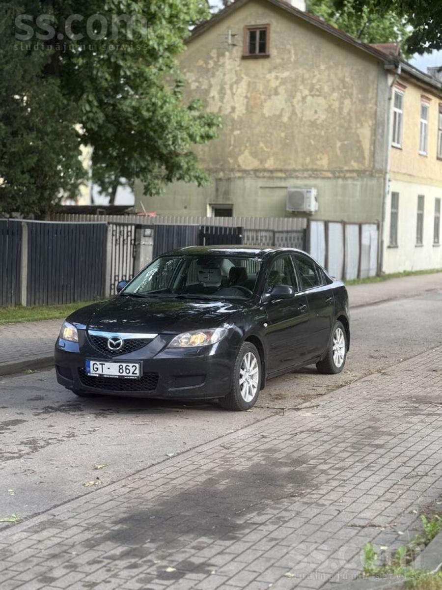 Черный Мазда 3 2007 в Рига, объемом двигателя 1.60 л и пробегом 320 тыс. км за 400 €, фото 4 на AUTOMOTO.COM.LV