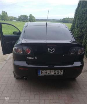 Black Mazda 3 2008 in Mazeikiai, with an engine capacity of 1.60 L and mileage of 170 thousand km for 3000 €, photo 2 on AUTOMOTO.COM.LV