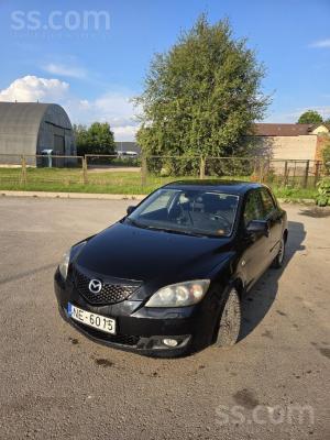 Black Mazda 3 2008 in Riga, with an engine capacity of 1.60 L and mileage of 0 thousand km for 1150 €, photo  on AUTOMOTO.COM.LV