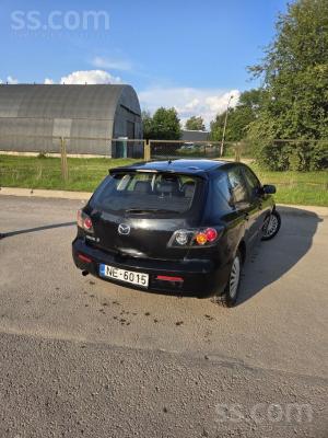 Black Mazda 3 2008 in Riga, with an engine capacity of 1.60 L and mileage of 0 thousand km for 1150 €, photo 4 on AUTOMOTO.COM.LV