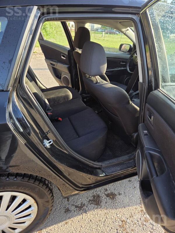 Melns Mazda 3 2008 Rīga, ar dzinēja tilpumu 1.60 L un nobraukumu 0 tūkst. km par 1150 €, foto 5 vietnē AUTOMOTO.COM.LV