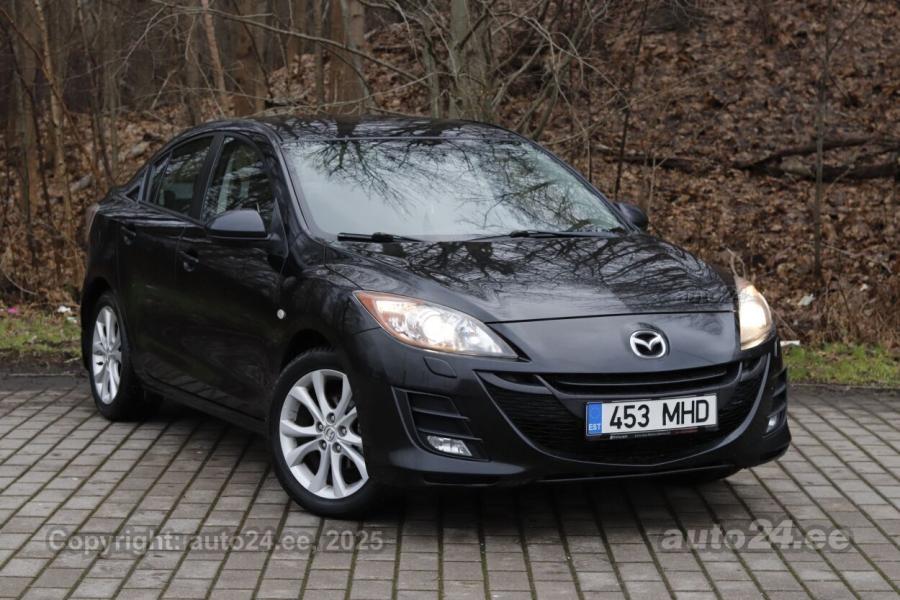 Black Mazda 3 2011 in Parnu, with an engine capacity of 1.60 L and mileage of 164 thousand km for 4300 €, photo 1 on AUTOMOTO.COM.LV