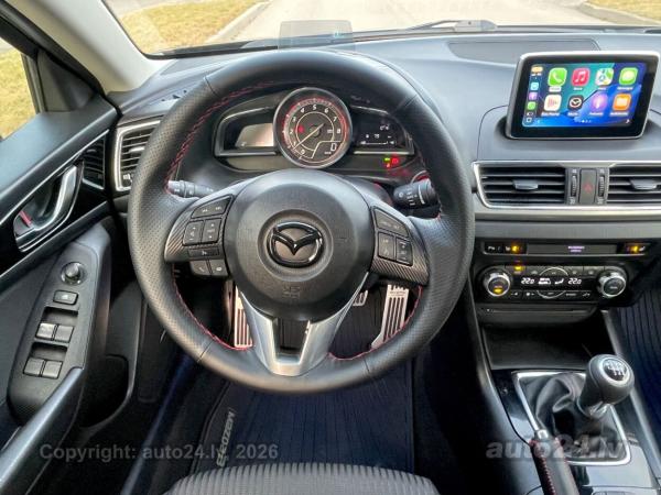 Black Mazda 3 2014 in Tartu, with an engine capacity of 2.00 L and mileage of 145 thousand km for 8590 €, photo 9 on AUTOMOTO.COM.LV