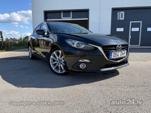 Melns Mazda 3 2014 Tartu, ar dzinēja tilpumu 2.00 L un nobraukumu 168 tūkst. km par 8500 €, foto  vietnē AUTOMOTO.COM.LV