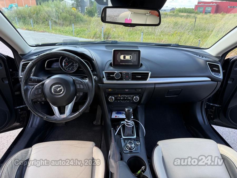 Melns Mazda 3 2014 Tartu, ar dzinēja tilpumu 2.00 L un nobraukumu 168 tūkst. km par 8500 €, foto 8 vietnē AUTOMOTO.COM.LV