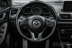Black Mazda 3 2015 in Riga, with an engine capacity of 2.20 L and mileage of 271 thousand km for 4990 €, photo 19 on AUTOMOTO.COM.LV