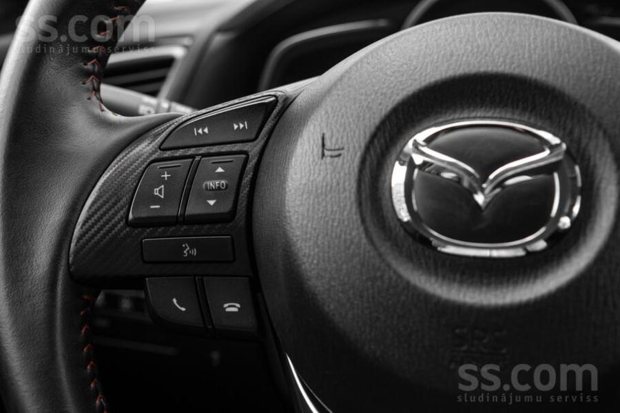 Melns Mazda 3 2015 Rīga, ar dzinēja tilpumu 2.00 L un nobraukumu 88 tūkst. km par 8490 €, foto 18 vietnē AUTOMOTO.COM.LV