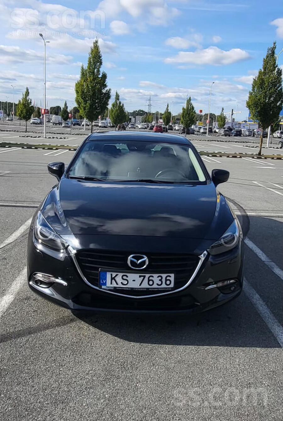 Melns Mazda 3 2017 Rīga, ar dzinēja tilpumu 2.00 L un nobraukumu 73 tūkst. km par 12950 €, foto 2 vietnē AUTOMOTO.COM.LV