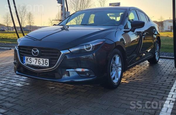 Melns Mazda 3 2017 Valka, ar dzinēja tilpumu 2.00 L un nobraukumu 74 tūkst. km par 11600 €, foto 1 vietnē AUTOMOTO.COM.LV