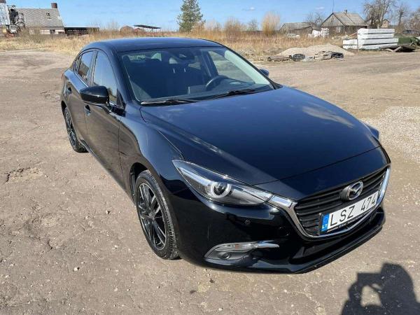 Melns Mazda 3 2018 Skuodas, ar dzinēja tilpumu 2.00 L un nobraukumu 115 tūkst. km par 12300 €, foto 2 vietnē AUTOMOTO.COM.LV