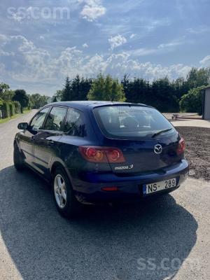 Zils Mazda 3 2005 Cēsis, ar dzinēja tilpumu 1.60 L un nobraukumu 206 tūkst. km par 1350 €, foto 3 vietnē AUTOMOTO.COM.LV