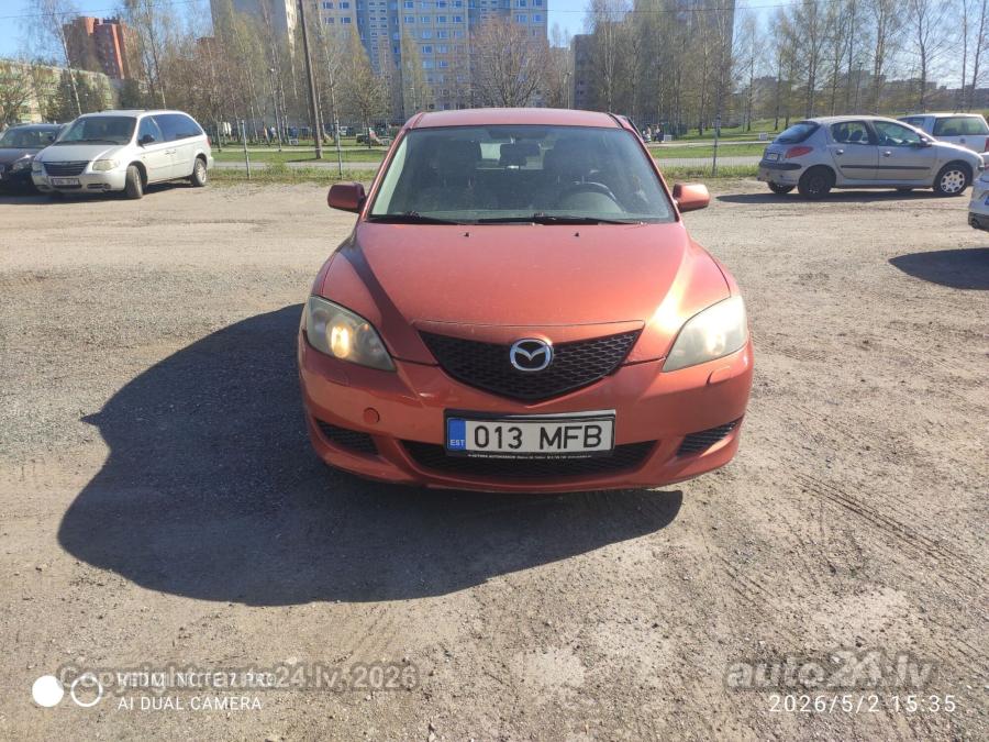 Zils Mazda 3 2005 Tallina, ar dzinēja tilpumu 1.60 L un nobraukumu 0 tūkst. km par 400 €, foto 1 vietnē AUTOMOTO.COM.LV
