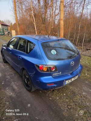 Zils Mazda 3 2005 Kauņa, ar dzinēja tilpumu 1.60 L un nobraukumu 242 tūkst. km par 1000 €, foto 5 vietnē AUTOMOTO.COM.LV