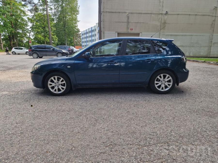 Blue Mazda 3 2006 in Ogre, with an engine capacity of 1.60 L and mileage of 133 thousand km for 5500 €, photo 6 on AUTOMOTO.COM.LV