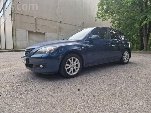 Blue Mazda 3 2006 in Ogre, with an engine capacity of 1.60 L and mileage of 133 thousand km for 5500 €, photo 7 on AUTOMOTO.COM.LV