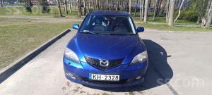 Zils Mazda 3 2006 Rīga, ar dzinēja tilpumu 1.60 L un nobraukumu 179 tūkst. km par 1250 €, foto  vietnē AUTOMOTO.COM.LV