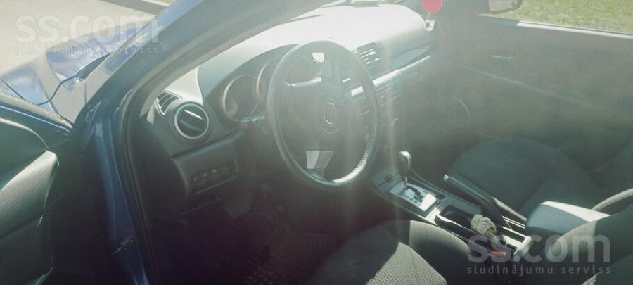 Zils Mazda 3 2006 Rīga, ar dzinēja tilpumu 1.60 L un nobraukumu 179 tūkst. km par 1250 €, foto 8 vietnē AUTOMOTO.COM.LV