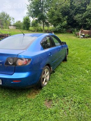Zils Mazda 3 2006 Aizkraukle, ar dzinēja tilpumu 1.60 L un nobraukumu 170 tūkst. km par 550 €, foto  vietnē AUTOMOTO.COM.LV