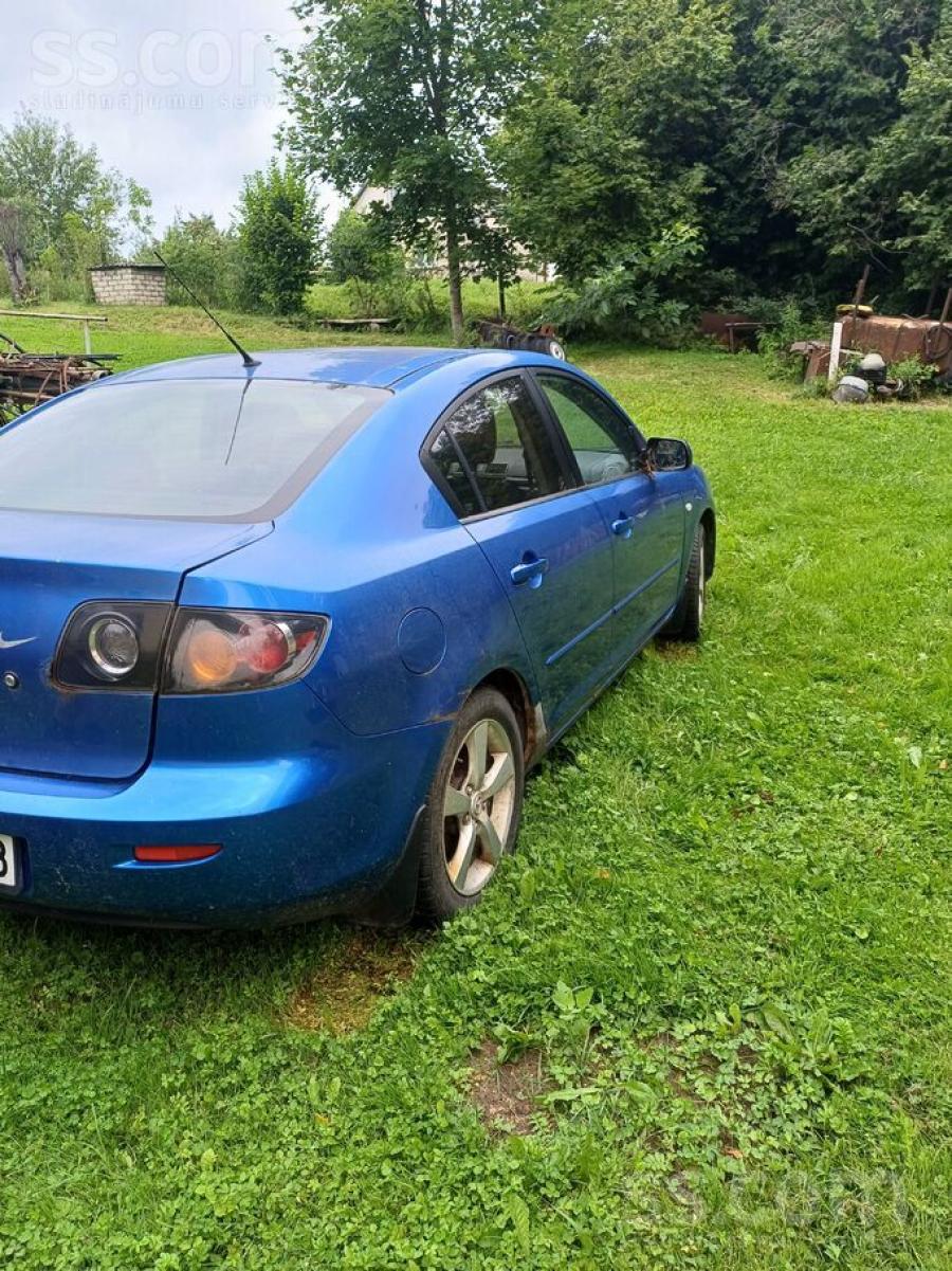 Zils Mazda 3 2006 Aizkraukle, ar dzinēja tilpumu 1.60 L un nobraukumu 170 tūkst. km par 550 €, foto 1 vietnē AUTOMOTO.COM.LV
