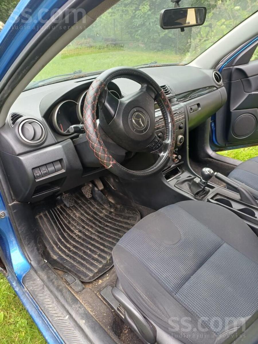 Zils Mazda 3 2006 Aizkraukle, ar dzinēja tilpumu 1.60 L un nobraukumu 170 tūkst. km par 550 €, foto 5 vietnē AUTOMOTO.COM.LV