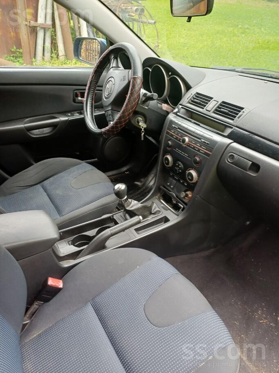 Zils Mazda 3 2006 Aizkraukle, ar dzinēja tilpumu 1.60 L un nobraukumu 170 tūkst. km par 550 €, foto 6 vietnē AUTOMOTO.COM.LV