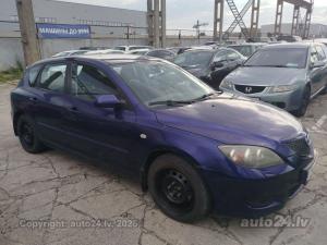 Zils Mazda 3 2006 Tallina, ar dzinēja tilpumu 1.60 L un nobraukumu 205 tūkst. km par 499 €, foto  vietnē AUTOMOTO.COM.LV