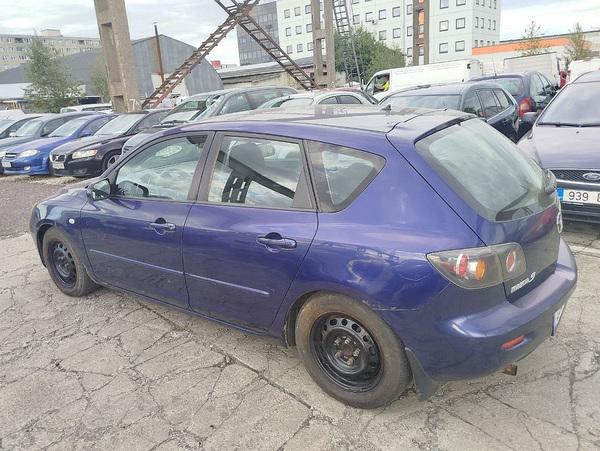 Mazda 3 2006 Tallina vietnē Zils Mazda 3 2006 Tallina, ar dzinēja tilpumu 1.60 L un nobraukumu 205 tūkst. km par 499 €, foto 5 vietnē AUTOMOTO.COM.LV