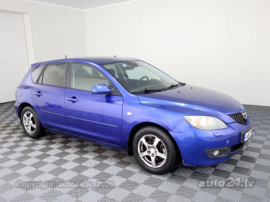 Zils Mazda 3 2006 Tallina, ar dzinēja tilpumu 1.60 L un nobraukumu 168 tūkst. km par 799 €, foto 1 vietnē AUTOMOTO.COM.LV