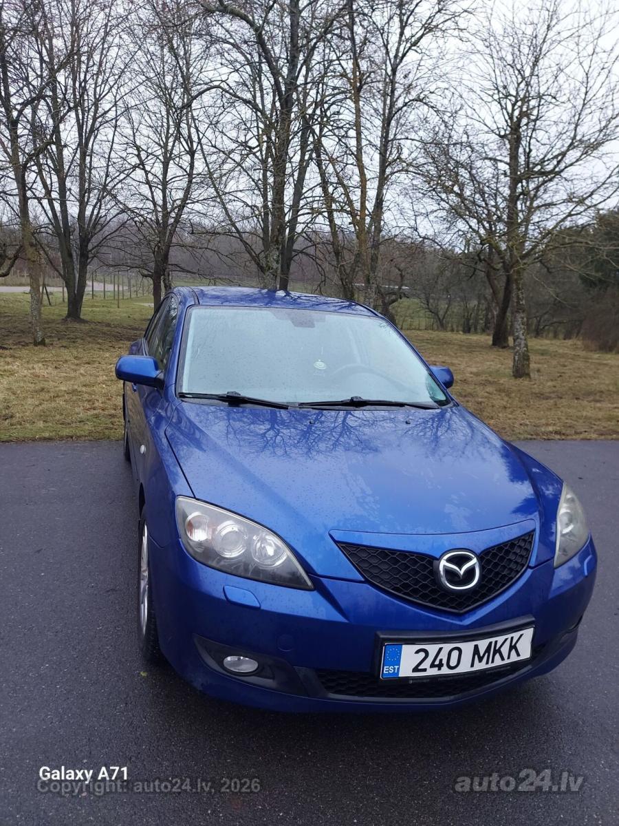 Zils Mazda 3 2007 Tallina, ar dzinēja tilpumu 1.60 L un nobraukumu 165 tūkst. km par 1500 €, foto 1 vietnē AUTOMOTO.COM.LV