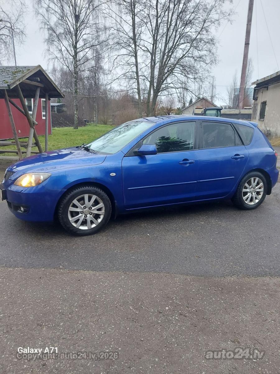 Zils Mazda 3 2007 Tallina, ar dzinēja tilpumu 1.60 L un nobraukumu 165 tūkst. km par 1500 €, foto 3 vietnē AUTOMOTO.COM.LV