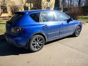 Blue Mazda 3 2007 in Riga, with an engine capacity of 1.60 L and mileage of 310 thousand km for 1350 €, photo 2 on AUTOMOTO.COM.LV