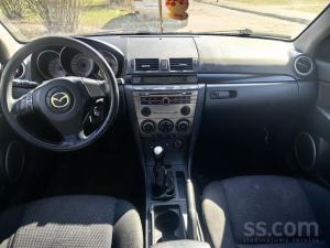 Blue Mazda 3 2007 in Riga, with an engine capacity of 1.60 L and mileage of 310 thousand km for 1350 €, photo 3 on AUTOMOTO.COM.LV