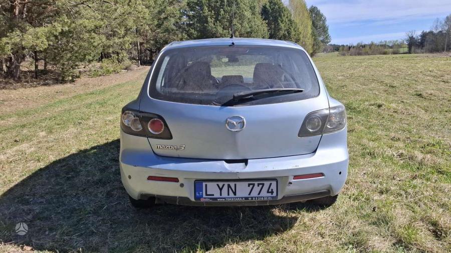 Zils Mazda 3 2007 Kauņa, ar dzinēja tilpumu 1.56 L un nobraukumu 247 tūkst. km par 800 €, foto 8 vietnē AUTOMOTO.COM.LV