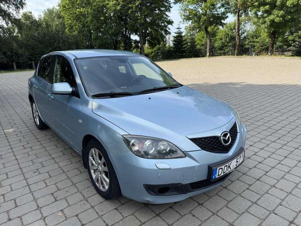 Blue Mazda 3 2007 in Vilnius, with an engine capacity of 1.60 L and mileage of 168 thousand km for 950 €, photo 2 on AUTOMOTO.COM.LV
