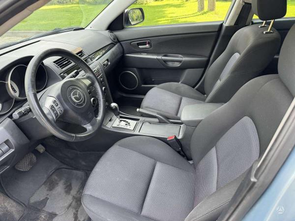 Blue Mazda 3 2007 in Vilnius, with an engine capacity of 1.60 L and mileage of 168 thousand km for 950 €, photo 5 on AUTOMOTO.COM.LV