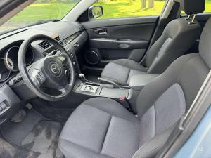 Blue Mazda 3 2007 in Vilnius, with an engine capacity of 1.60 L and mileage of 168 thousand km for 950 €, photo 6 on AUTOMOTO.COM.LV