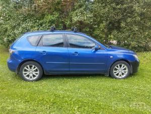 Blue Mazda 3 2007 in Jelgava, with an engine capacity of 1.60 L and mileage of 181 thousand km for 700 €, photo  on AUTOMOTO.COM.LV