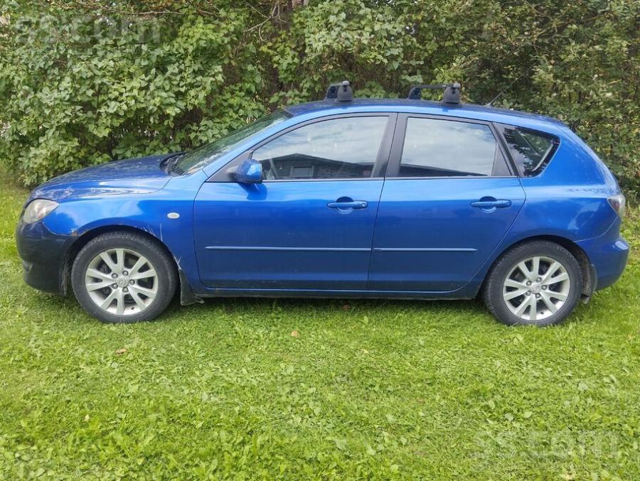 Blue Mazda 3 2007 in Jelgava, with an engine capacity of 1.60 L and mileage of 181 thousand km for 700 €, photo 4 on AUTOMOTO.COM.LV
