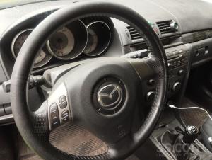 Blue Mazda 3 2007 in Jelgava, with an engine capacity of 1.60 L and mileage of 181 thousand km for 700 €, photo 6 on AUTOMOTO.COM.LV