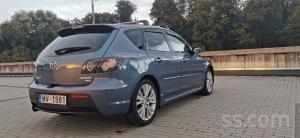 Blue Mazda 3 2007 in Riga, with an engine capacity of 2.30 L and mileage of 178 thousand km for 4800 €, photo 8 on AUTOMOTO.COM.LV