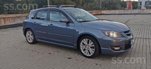 Blue Mazda 3 2007 in Riga, with an engine capacity of 2.30 L and mileage of 178 thousand km for 4800 €, photo 9 on AUTOMOTO.COM.LV