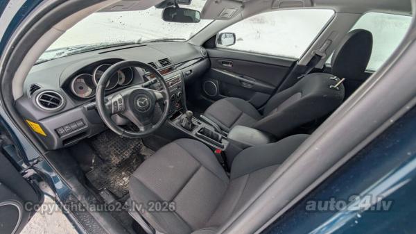 Blue Mazda 3 2008 in Mustvee, with an engine capacity of 1.60 L and mileage of 152 thousand km for 549 €, photo 8 on AUTOMOTO.COM.LV