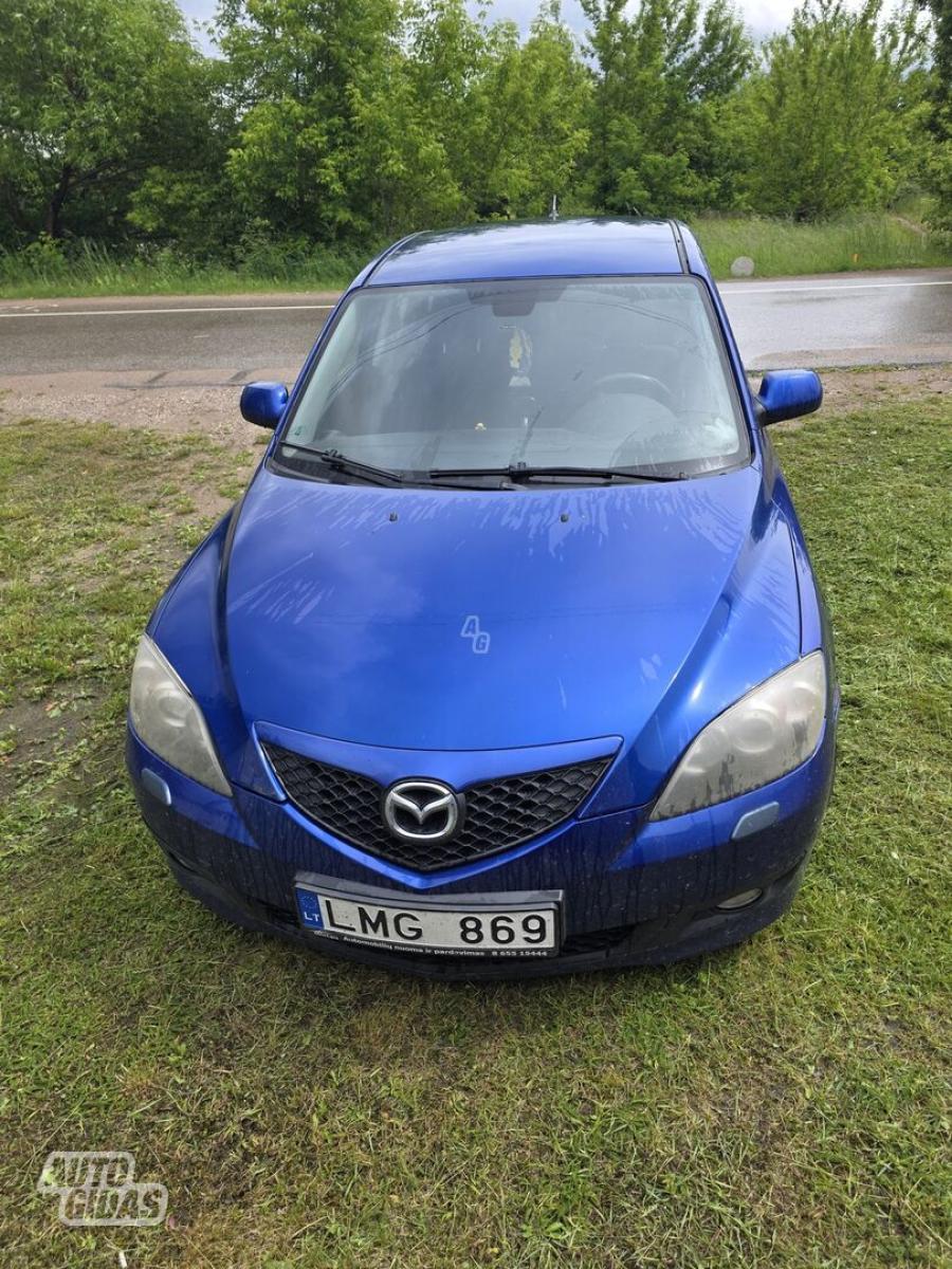 Синий Мазда 3 2008 в Ионава, объемом двигателя 1.60 л и пробегом 304 тыс. км за 700 €, фото 1 на AUTOMOTO.COM.LV