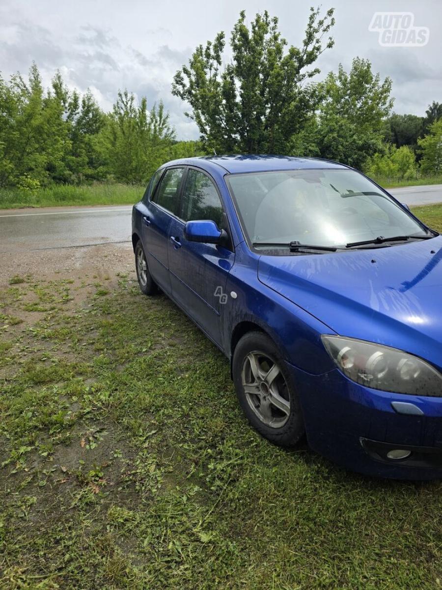Синий Мазда 3 2008 в Ионава, объемом двигателя 1.60 л и пробегом 304 тыс. км за 700 €, фото 3 на AUTOMOTO.COM.LV
