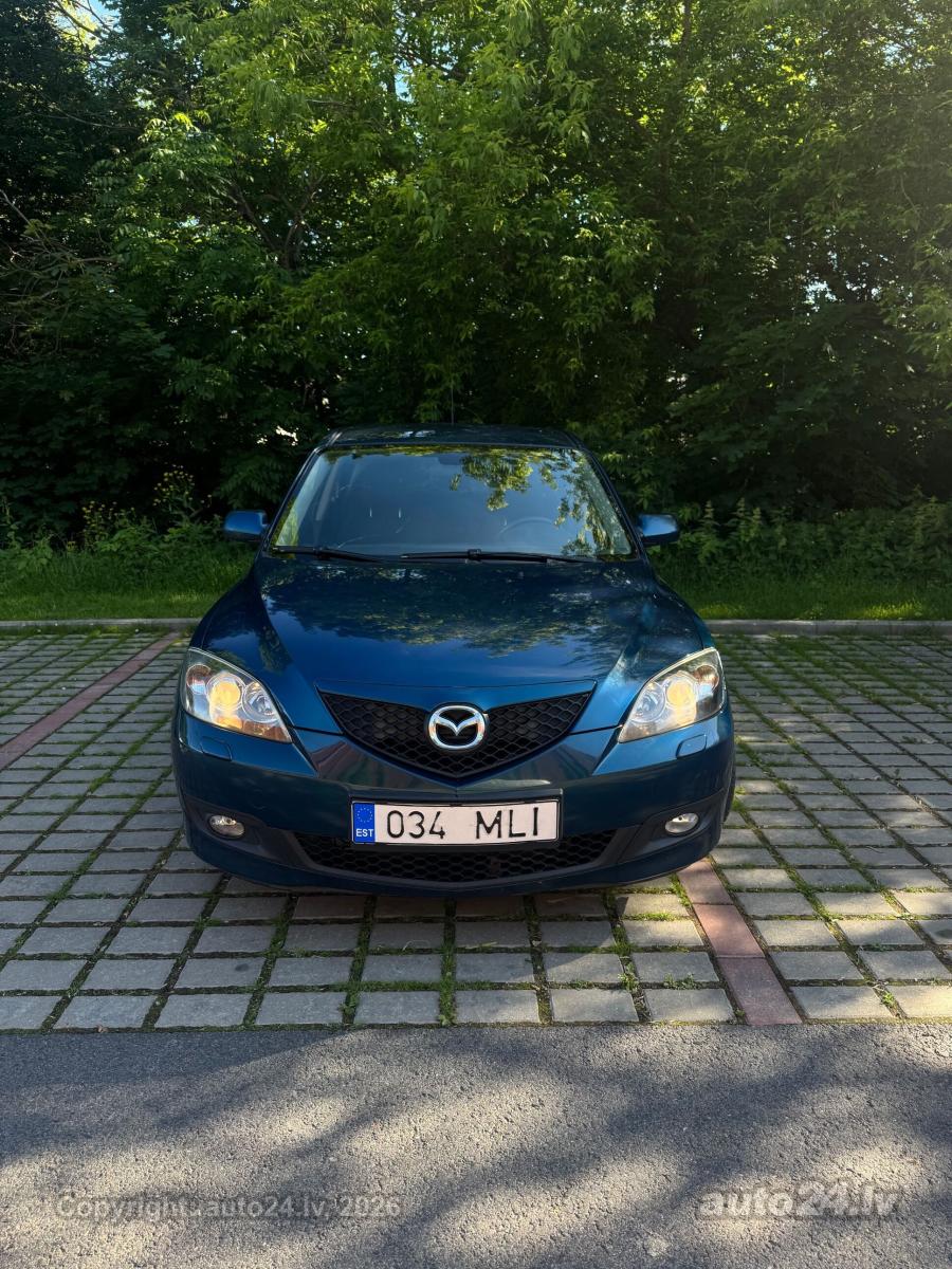 Blue Mazda 3 2008 in Tallinn, with an engine capacity of 1.60 L and mileage of 199 thousand km for 1749 €, photo 3 on AUTOMOTO.COM.LV