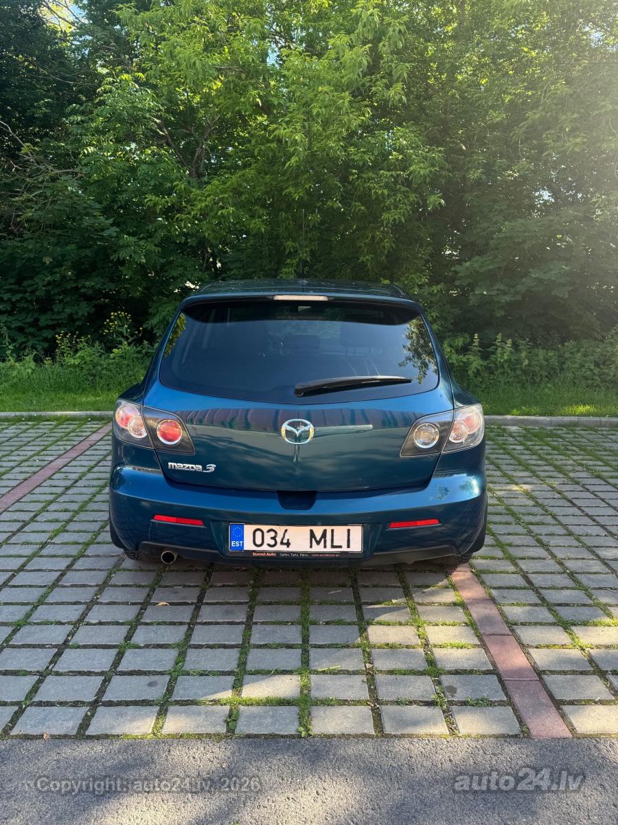 Blue Mazda 3 2008 in Tallinn, with an engine capacity of 1.60 L and mileage of 199 thousand km for 1749 €, photo 7 on AUTOMOTO.COM.LV